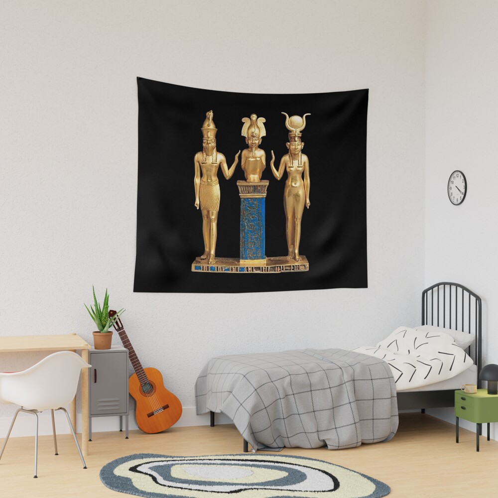 "Isis, Osiris, and Horus triad (Osorkon II)" Poster for Sale by DotorEaon | Redbubble