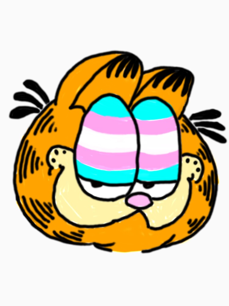 "Pride Garfield- Transgender" T-shirt by ExtraAlArt | Redbubble