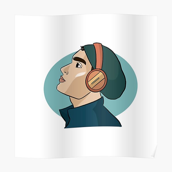 "Vibing" Poster by bellehafey | Redbubble
