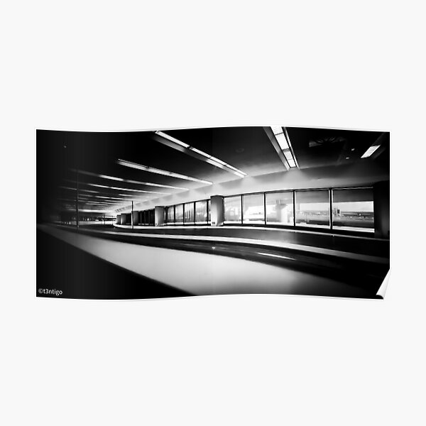 Póster «Sala de espera del aeropuerto» de Tentigo | Redbubble