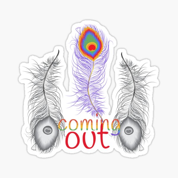 "LGBTQ Design, Coming Out" Sticker for Sale by Molnarisa | Redbubble