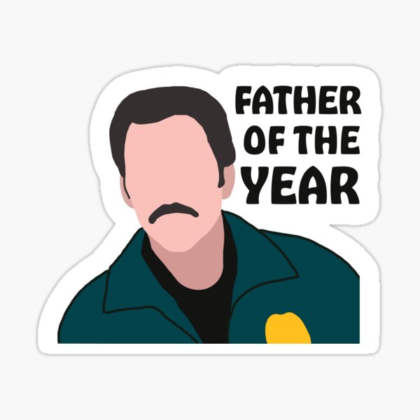 "Charlie Swan - Father of the Year" Sticker for Sale by LivAlysr ...