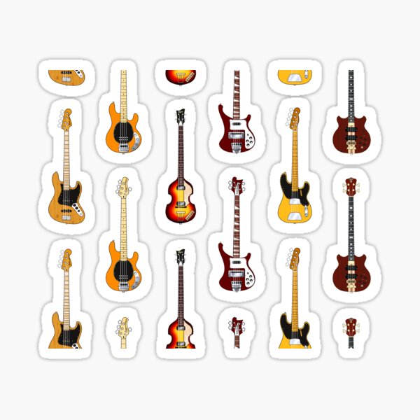 Musicman Bass Stickers | Redbubble