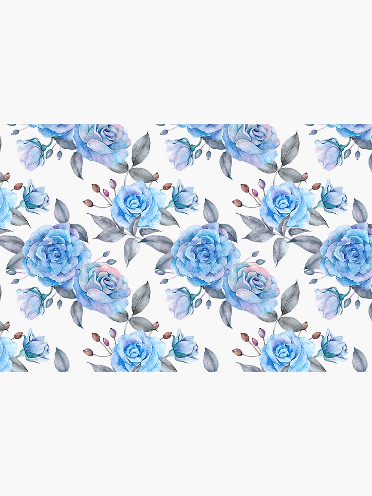 "Blue roses" Sticker by MissTSix | Redbubble