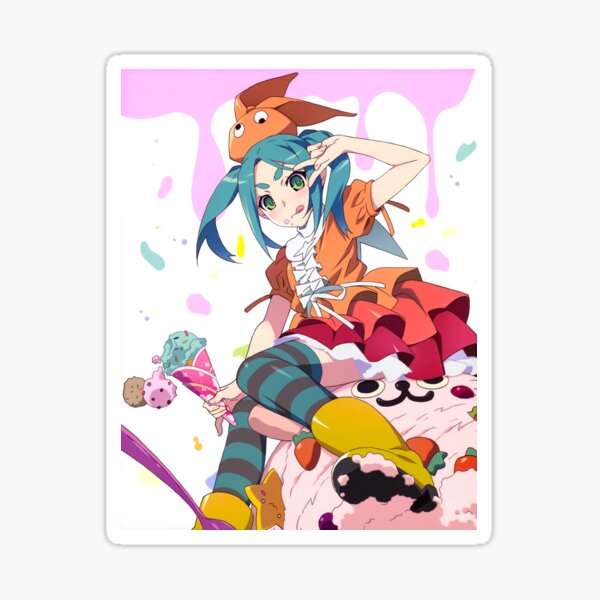"Monogatari Series - Ononoki Yotsugi" Sticker by AniSutekka | Redbubble