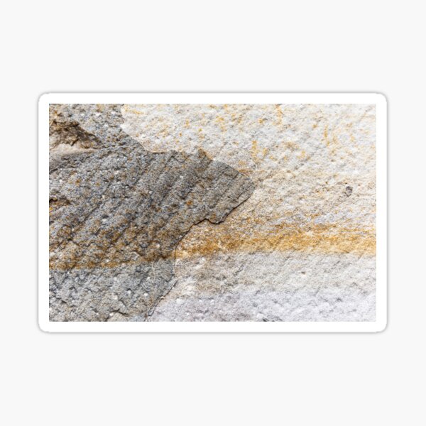 "Stone Wall Falling Apart From Crack" Sticker for Sale by textural ...