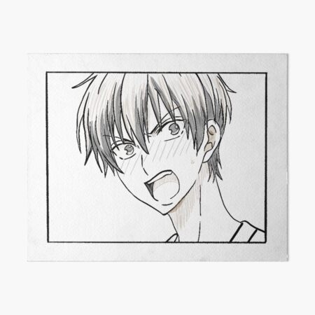 "Fruits Basket Kyo" Art Board Print by katlina11 | Redbubble