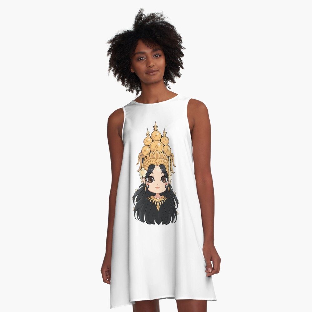 "Chibi Apsara" Sticker for Sale by rothanavatar | Redbubble