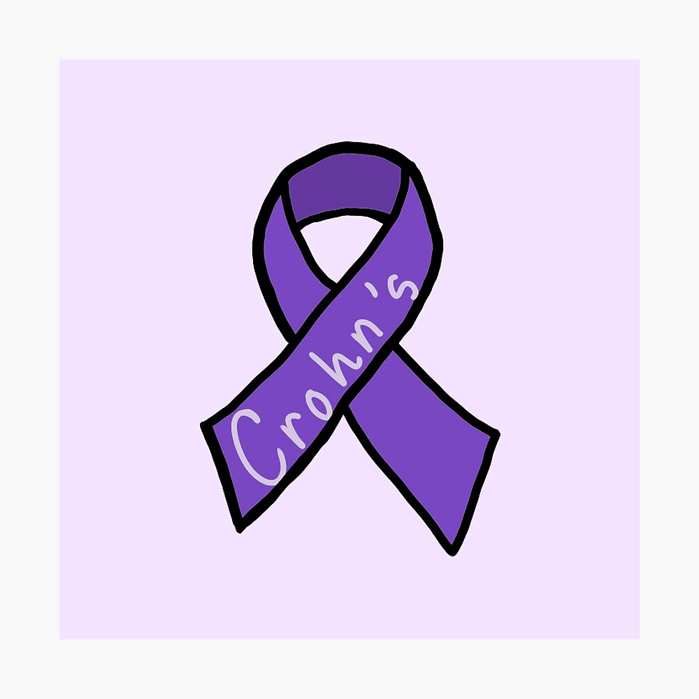 Embellishments Papercraft Crohn's Awareness Decal Rainbow Crohn's ...
