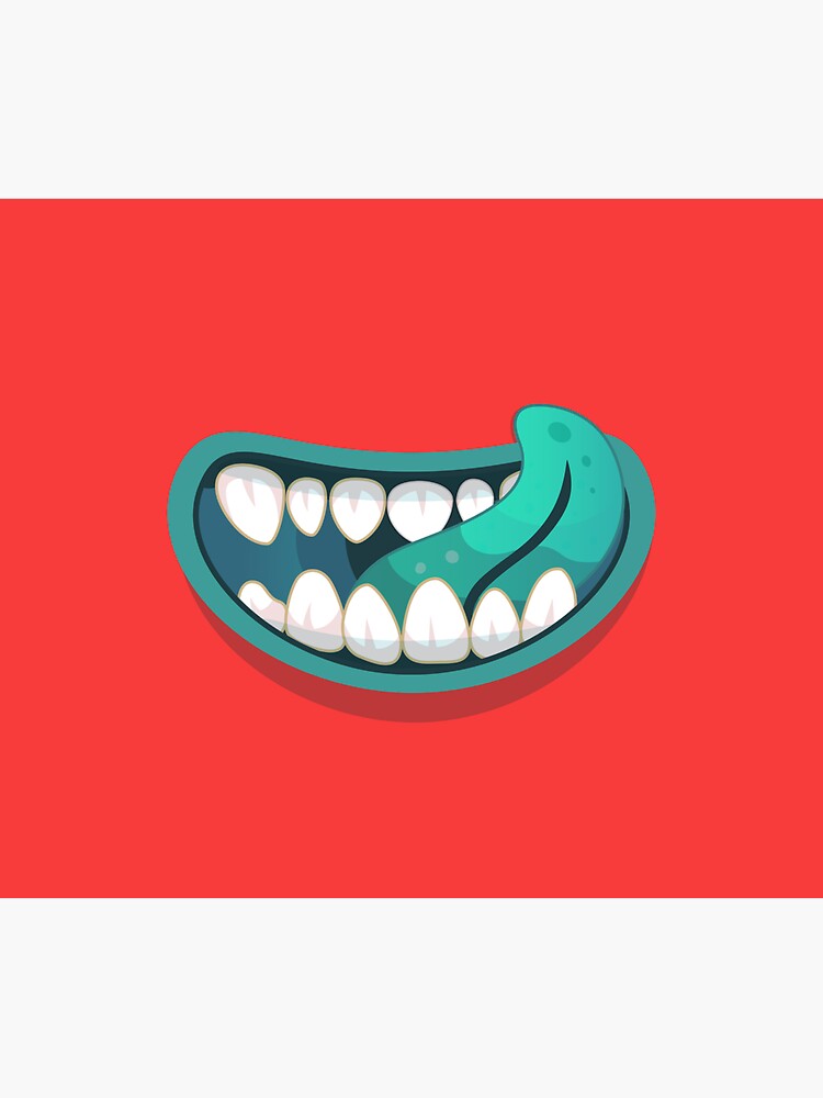 "Alien Mouth" Sticker for Sale by Smart-Bee | Redbubble