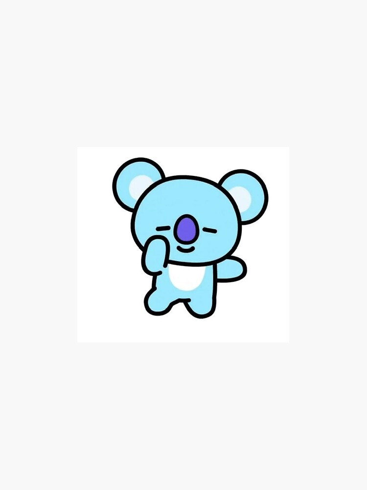 "bt21 koya stickers/pillows/pins/phonecase/posters/notebooks/masks ...