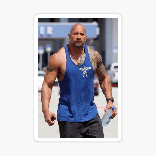"dwayne johnson" Sticker for Sale by meliodas2 | Redbubble