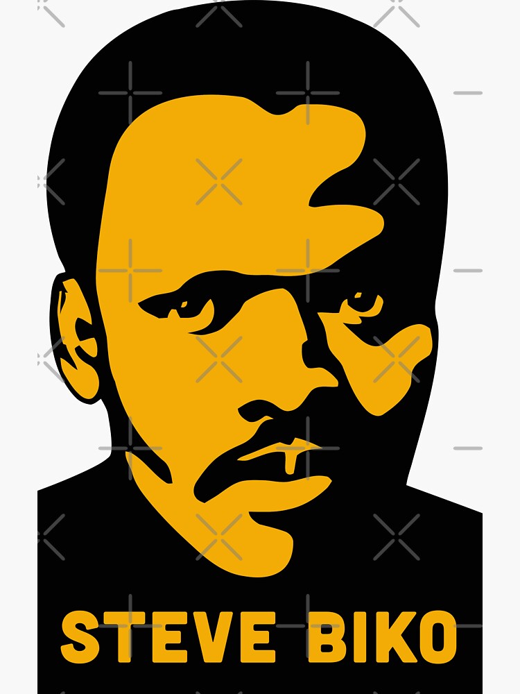 "Steve Biko" Sticker for Sale by Nkioi | Redbubble