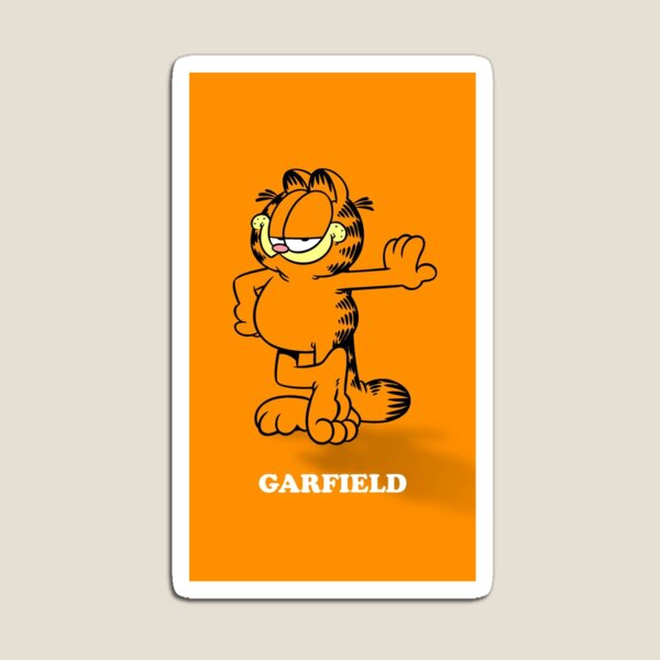 "GARFIELD" Magnet for Sale by awkwoard | Redbubble