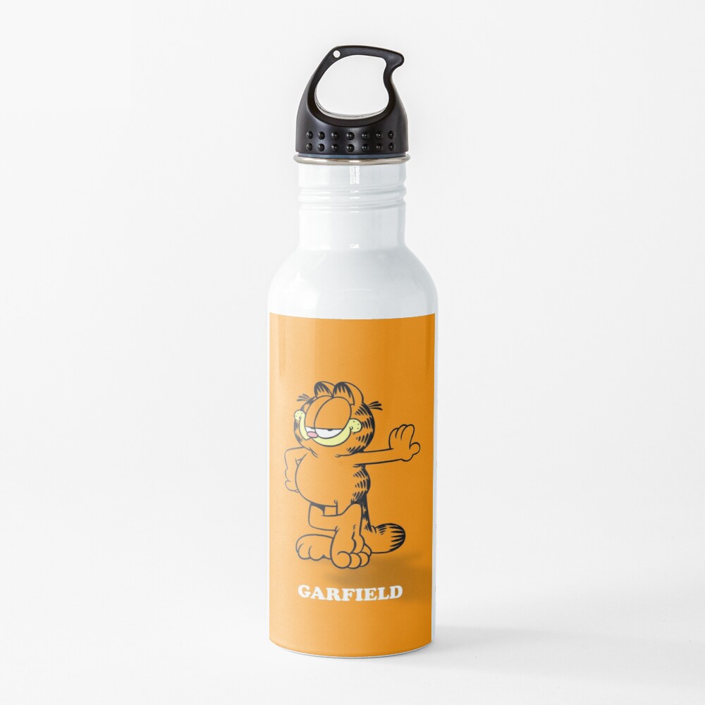 "GARFIELD" Water Bottle for Sale by awkwoard | Redbubble
