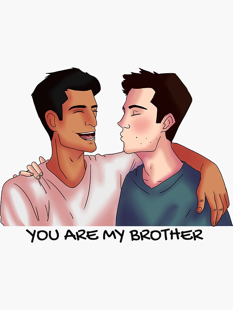 "You are my brother" Sticker by iruuk12 | Redbubble