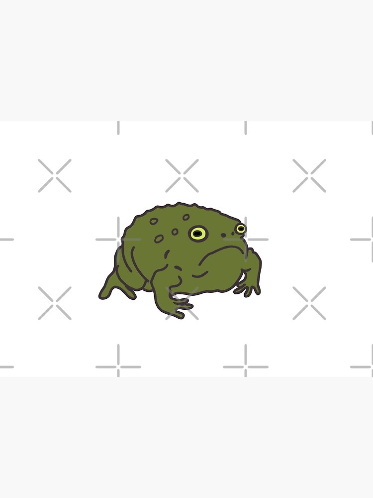 "Grumpy Toad" Mask for Sale by SashaBaril | Redbubble