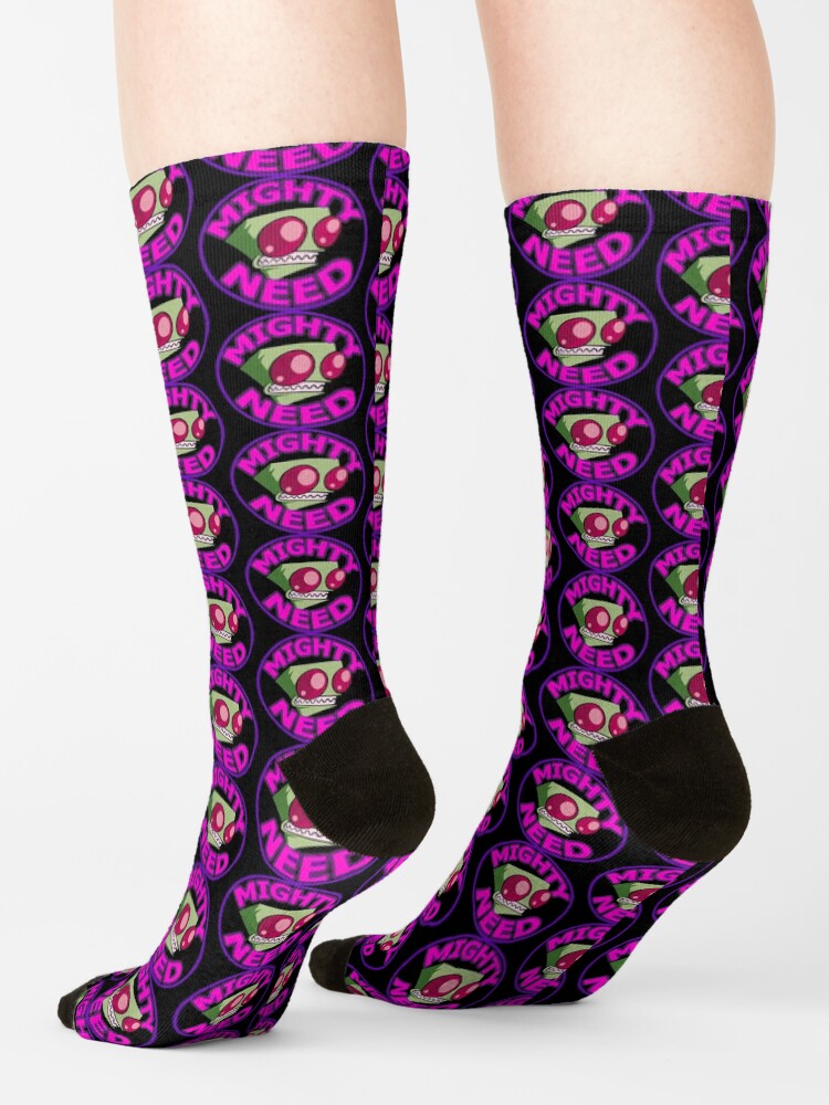 "Invader Zim // Mighty Need" Socks for Sale by Slendykins | Redbubble