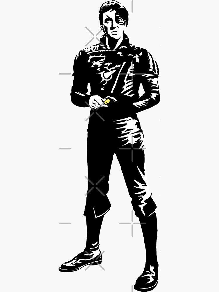 "Space Commander Travis from 'Blake's 7'" Sticker for Sale by ...