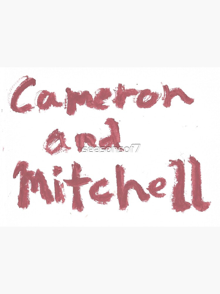 "Art in the Time of Corona Virus - Cameron and Mitchell" Sticker for ...