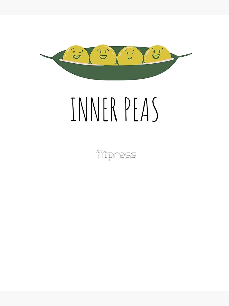 "Inner peas yoga tshirt-yoga, funny, cute, cool, happy, spiritual, zen ...