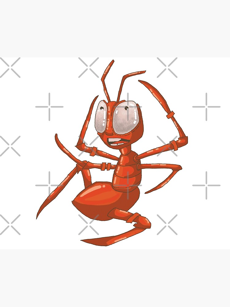 "Scared ant" Poster for Sale by FunnyEye | Redbubble
