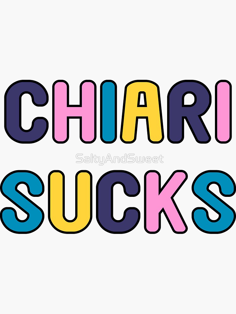 "Chiari Malformation Awareness " Sticker for Sale by SaltyAndSweet ...