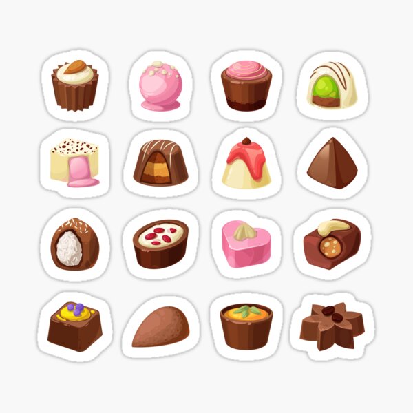 "Assorted Mini Chocolate Flavors - Truffles, Nougat, White, Dark, Milk ...