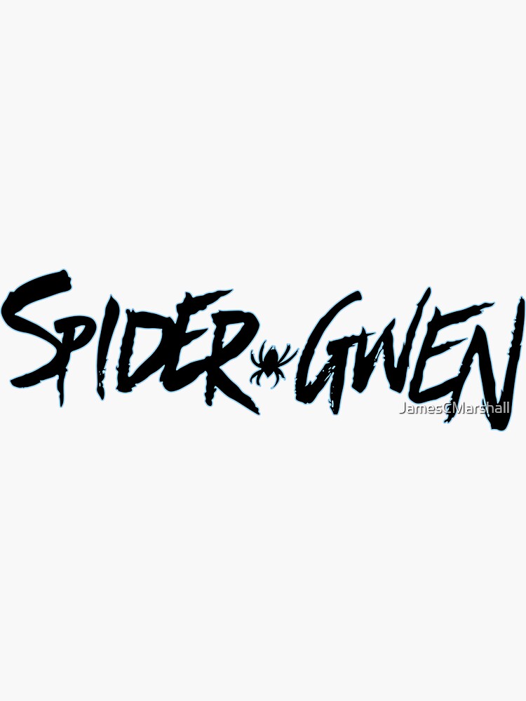 Pegatina for Sale con la obra «Spider Gwen Logotipo» de JamesCMarshall ...