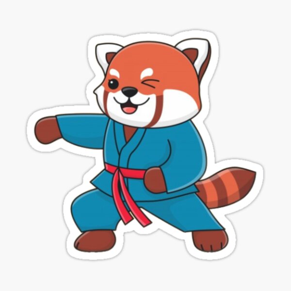 "kung fu" Sticker by uolaf | Redbubble