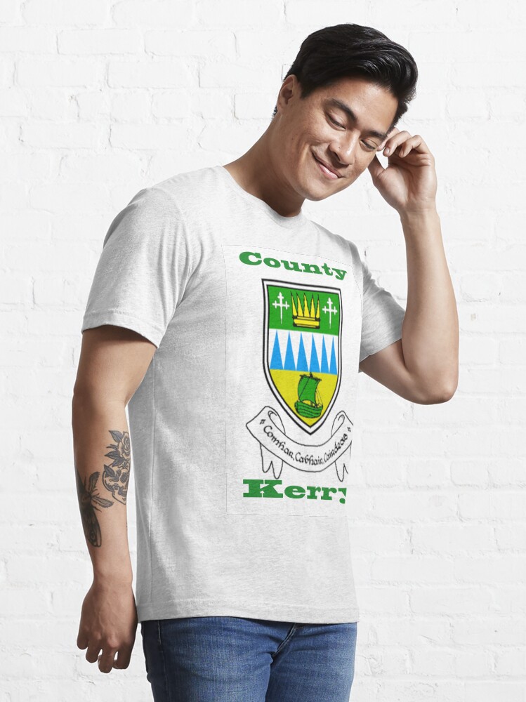 "County Kerry Coat of Arms" Essential T-Shirt for Sale by CrankyOldDude ...