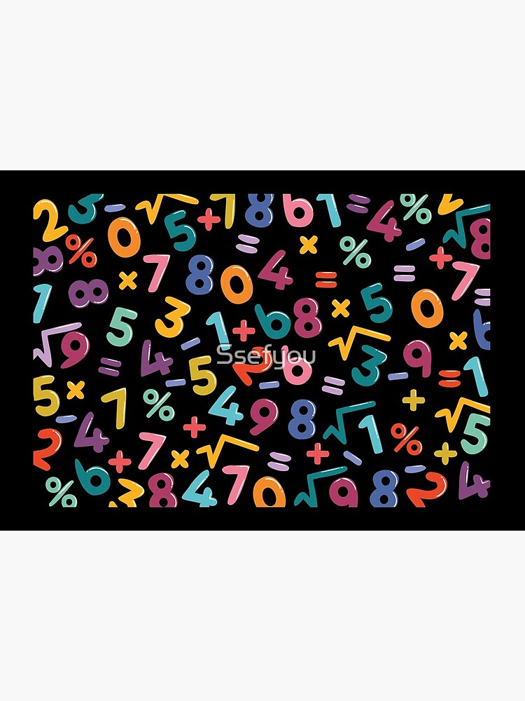"Math and Numbers Mask for Student or Teacher Face Mask" Mask for Sale ...