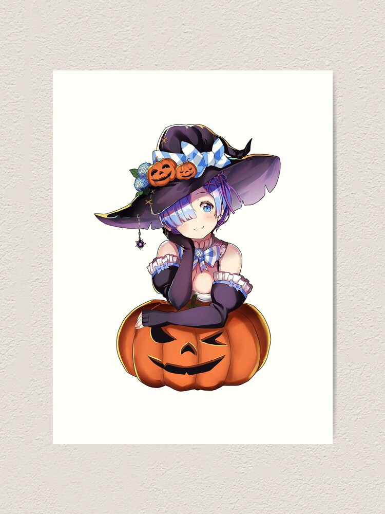 "Rem Halloween - Re; Zero" Art Print for Sale by SamuraiSpirit | Redbubble