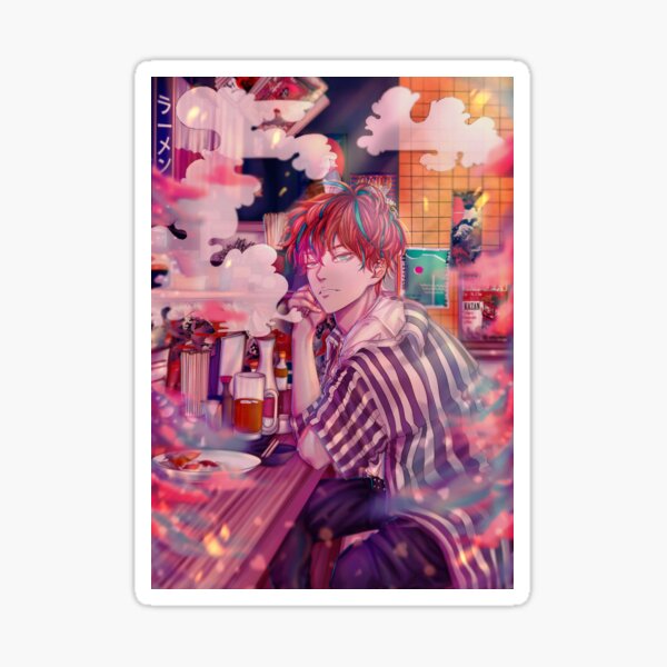 "Doppo Kannonzaka Hypnosis Mic" Sticker by ashueiji | Redbubble