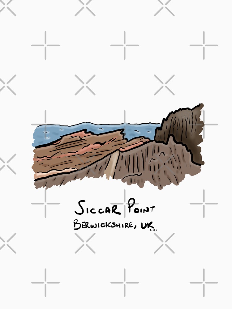"Siccar Point" Essential T-Shirt for Sale by RockADoodles | Redbubble