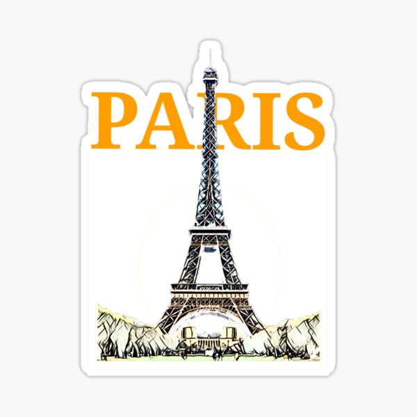 "Paris" Sticker by SANKI03 | Redbubble