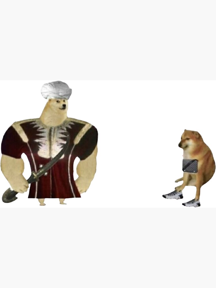 "Swole vs cheems doge meme" Magnet by MemesFactory | Redbubble