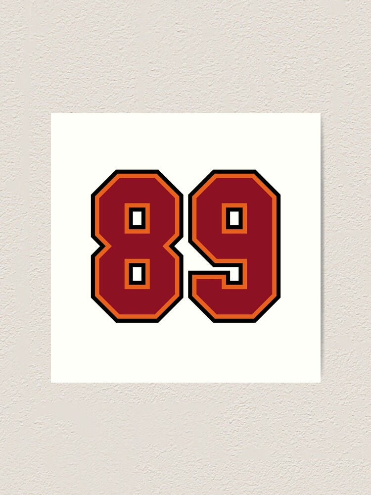 "Number 89 Sports Tampa Eighty-Nine Jersey" Art Print by HelloFromAja ...