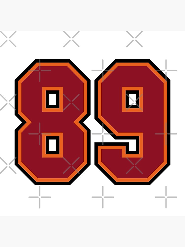 "Number 89 Sports Tampa Eighty-Nine Jersey" Art Print by HelloFromAja ...