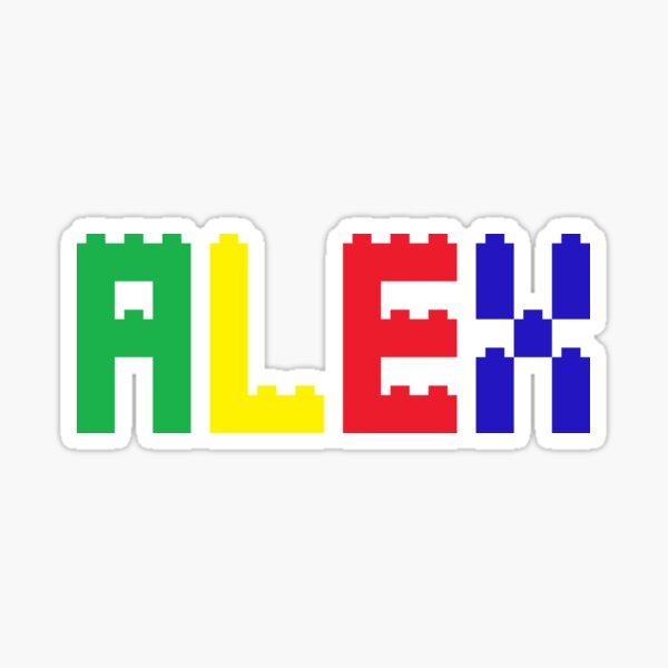 Alex Name Stickers | Redbubble