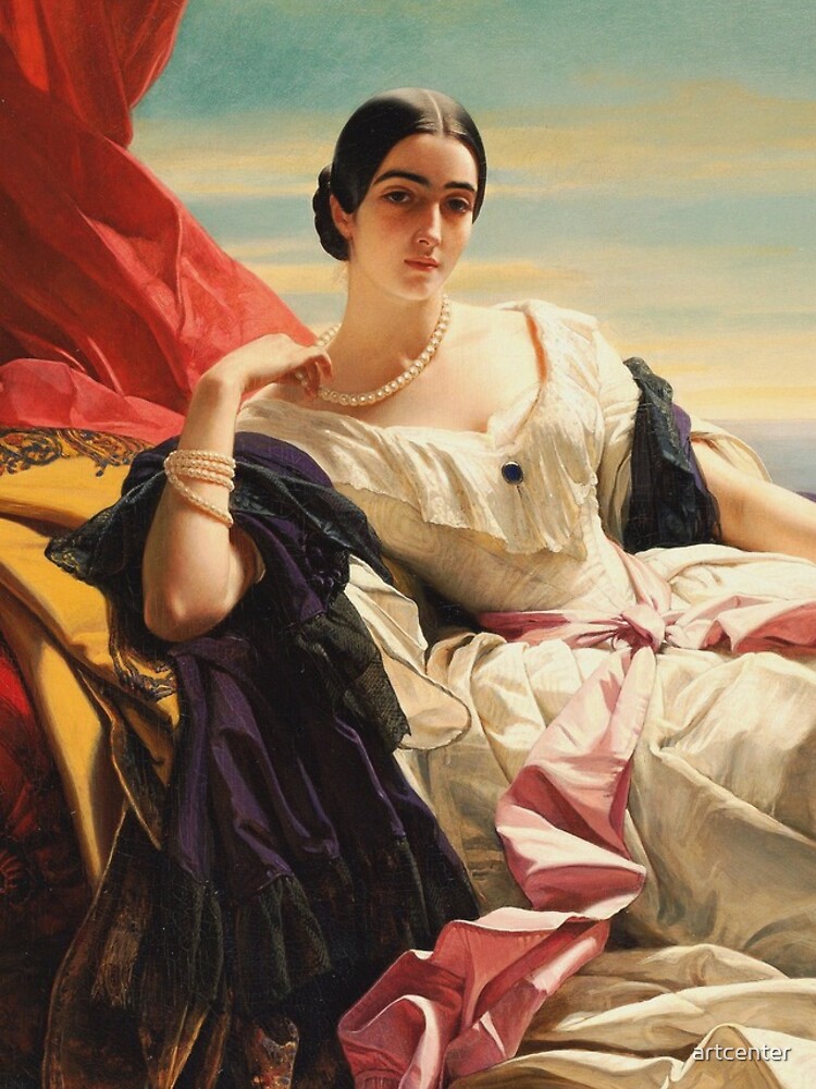"Franz Xaver Winterhalter - Portrait Of Leonilla, Princess Of Sayn ...