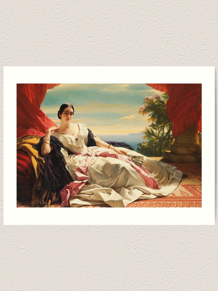 "Franz Xaver Winterhalter - Portrait Of Leonilla, Princess Of Sayn ...
