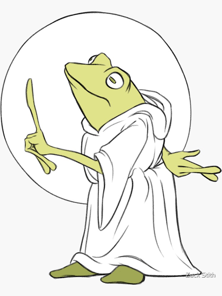 "priest frog" Sticker for Sale by zstith | Redbubble