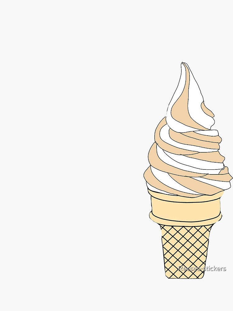 "Creamsicle icecream" Sticker for Sale by Reeses-stickers | Redbubble