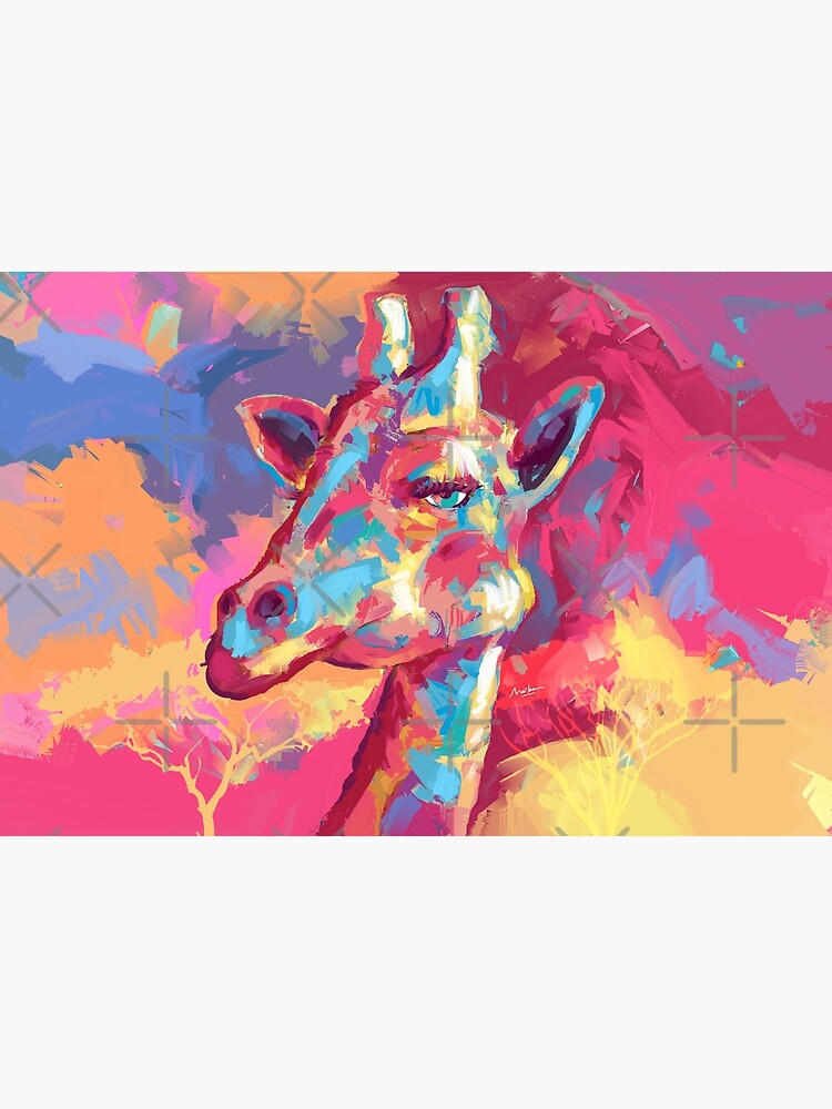"Giraffe Pop art by Mailson Cello" Poster for Sale by ArtMailsonCello ...