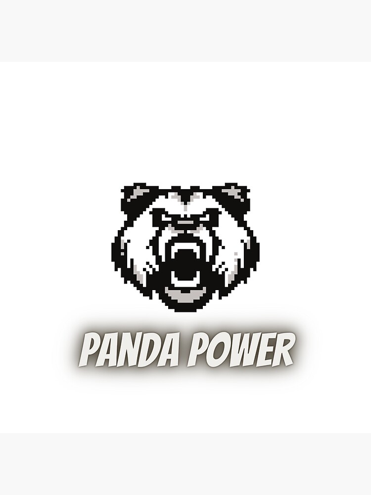 "Panda Power Collection" Sticker for Sale by STCreations1 | Redbubble