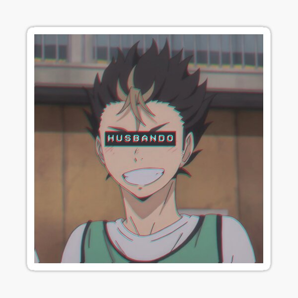 "Nishinoya Husbando - Karasuno Haikyuu !!" Sticker von shop4fun | Redbubble