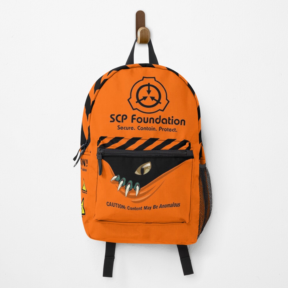 "SCP Foundation "Monster is watching you"" Backpack for Sale by ...