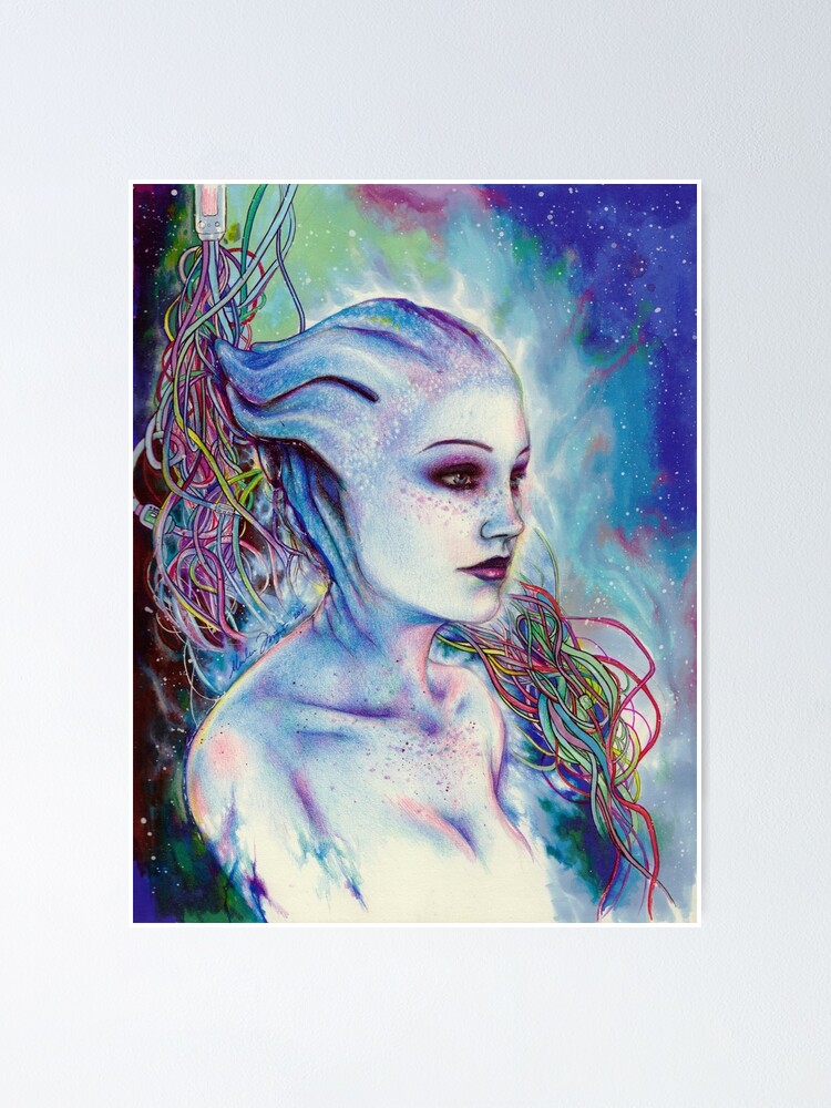 "Liara" Poster for Sale by marlene freimanis | Redbubble
