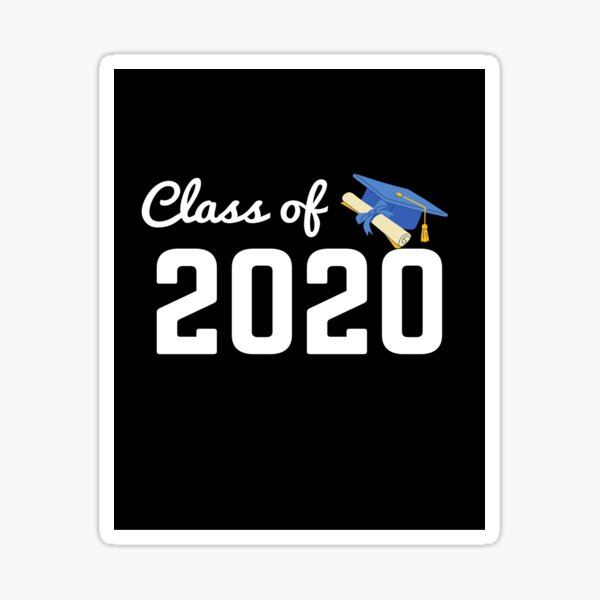 "Class Of 2020" Sticker for Sale by nisdoshi | Redbubble
